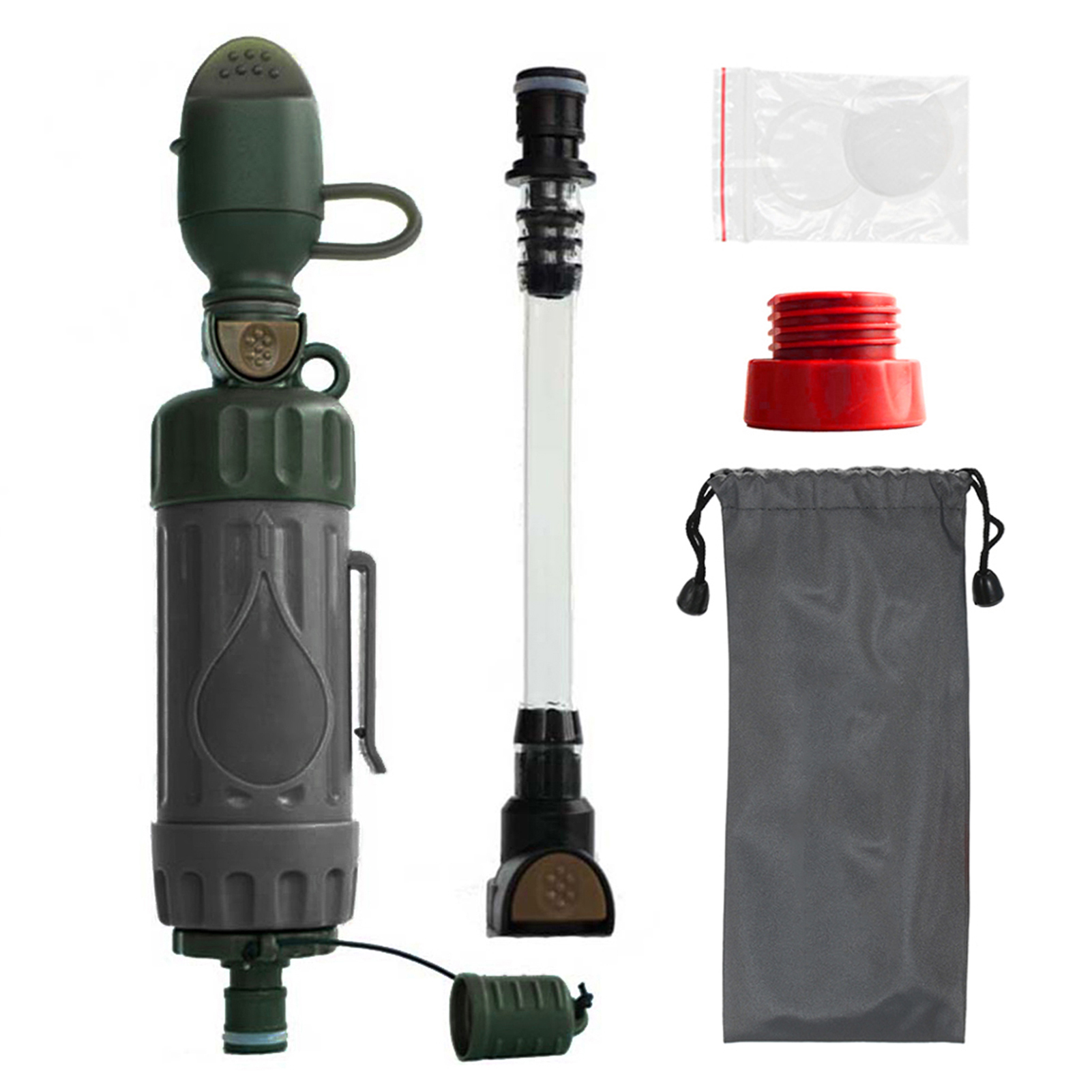 Mini Portable Water Filter Straw Outdoor Survival Water Purifier - A ...